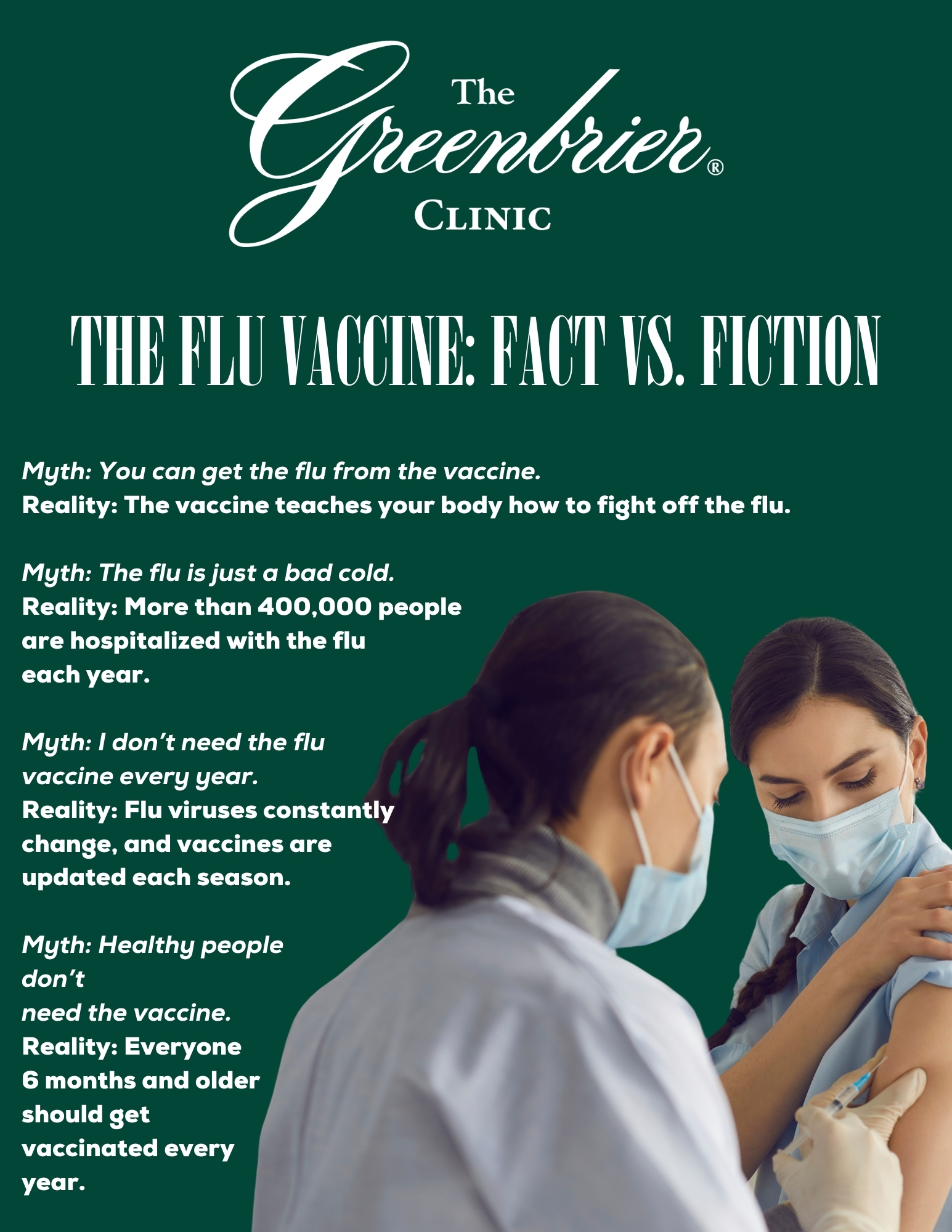 August is National Immunization Awareness Month - Greenbrier Clinic